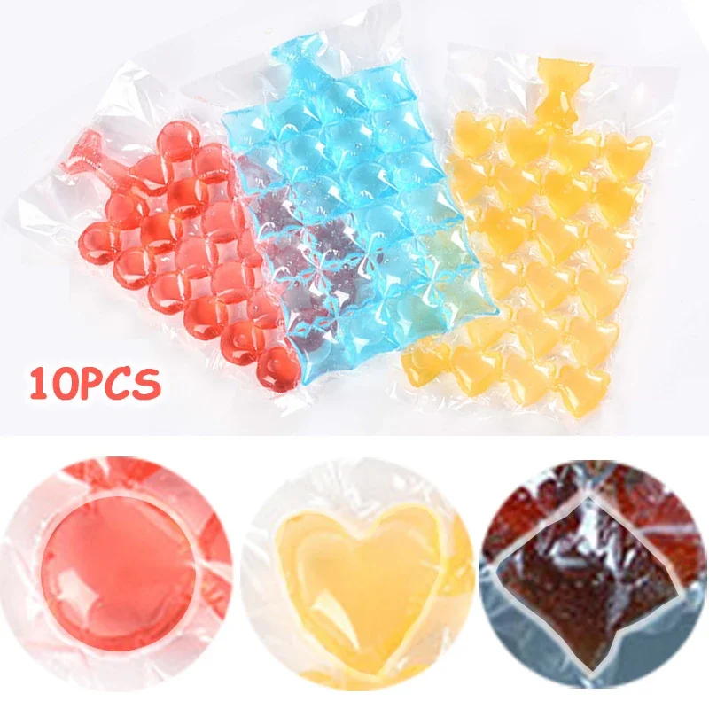 10PCS-Disposable-Heart-Round-Shaped-Ice-Cube-Bags-Ice-Ball-Maker ...