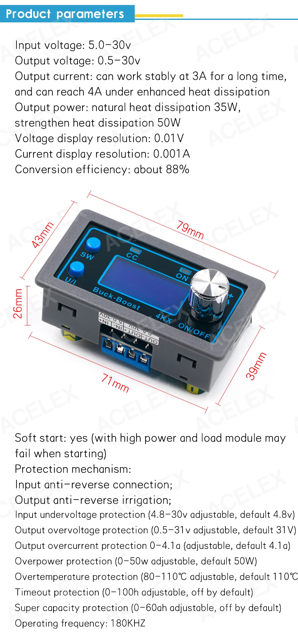 Регулятор напряжения ZK-4KX CNC DC DC понижающий преобразователь CC V 0 ...