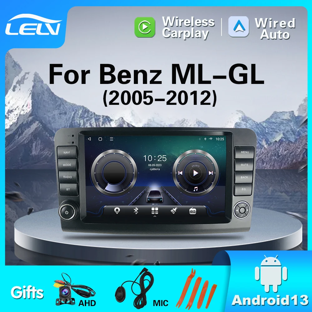 LELV-Android-13-Android-Car-Radio-GPS-For-Mercedes-Benz-W164-ML-GL-2005 ...