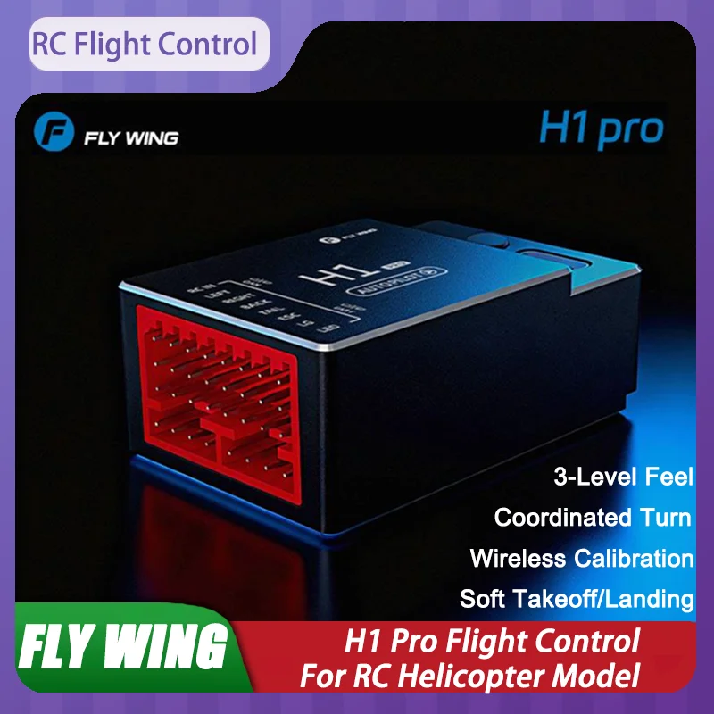 FLYWING H1 Pro フライトコントロールRCヘリコプターモデル、連動ターン、ATTホールドモード搭載、ジャイロ付き、スケール ...