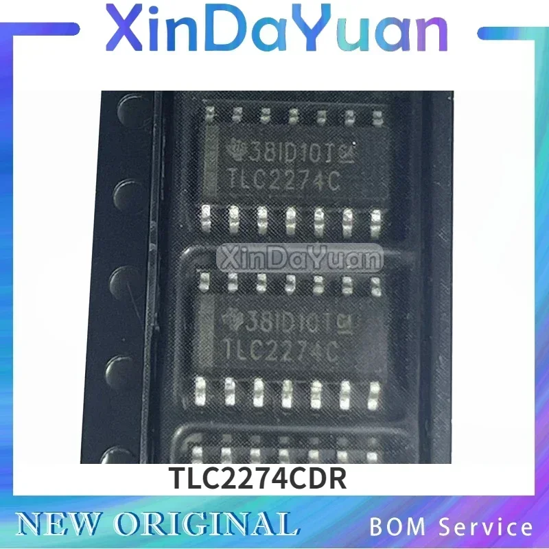 10 pcs TLC2274CDR TLC2274 TLC2274C SOP-14 Four-channel Operational ...