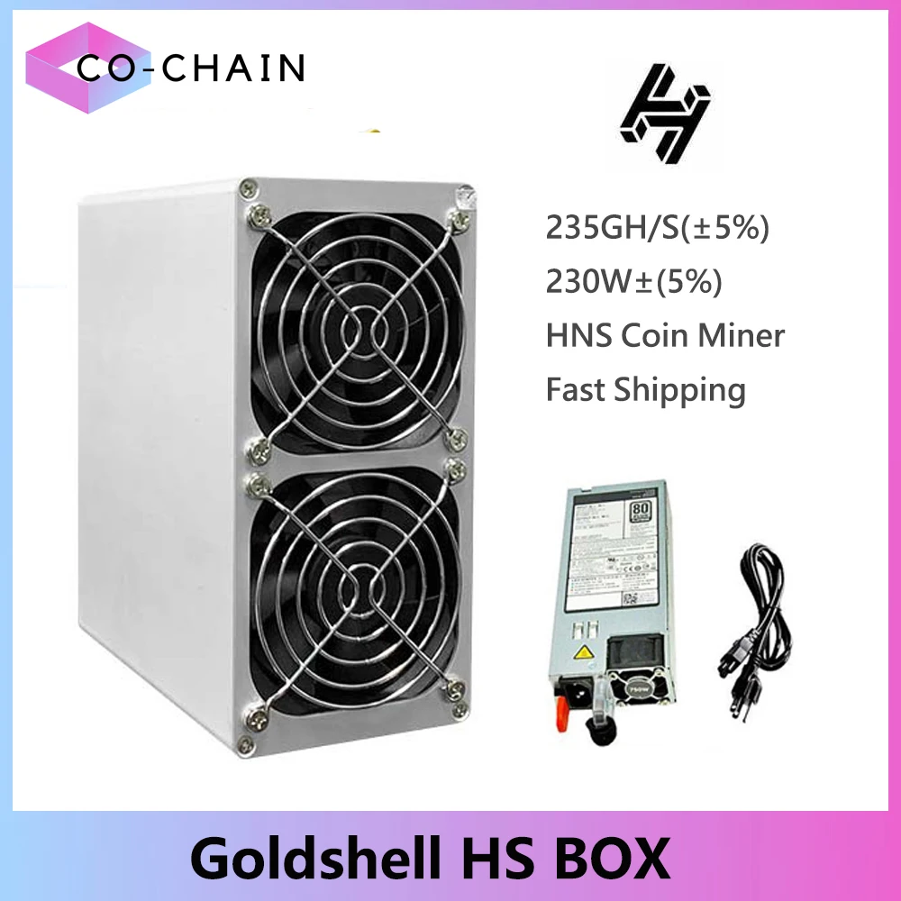 New-Goldshell-HS-BOX-235GH-S-Simple-Mining-Machine-HNS-230W-Low-Noise ...