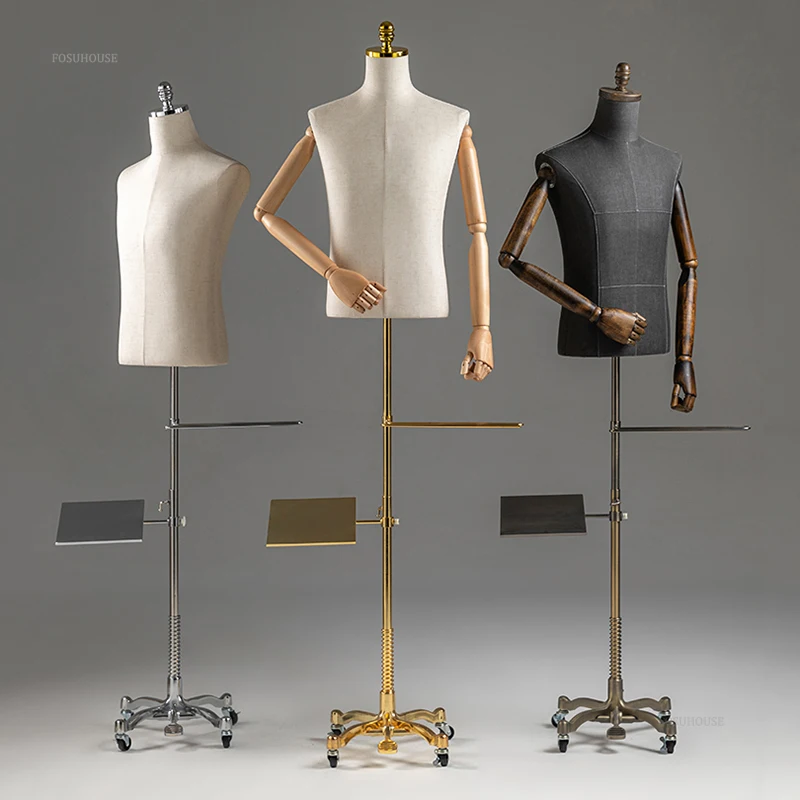 Male-Half-length-Mannequin-for-Man-s-Clothing-Store-Mannequins-with ...