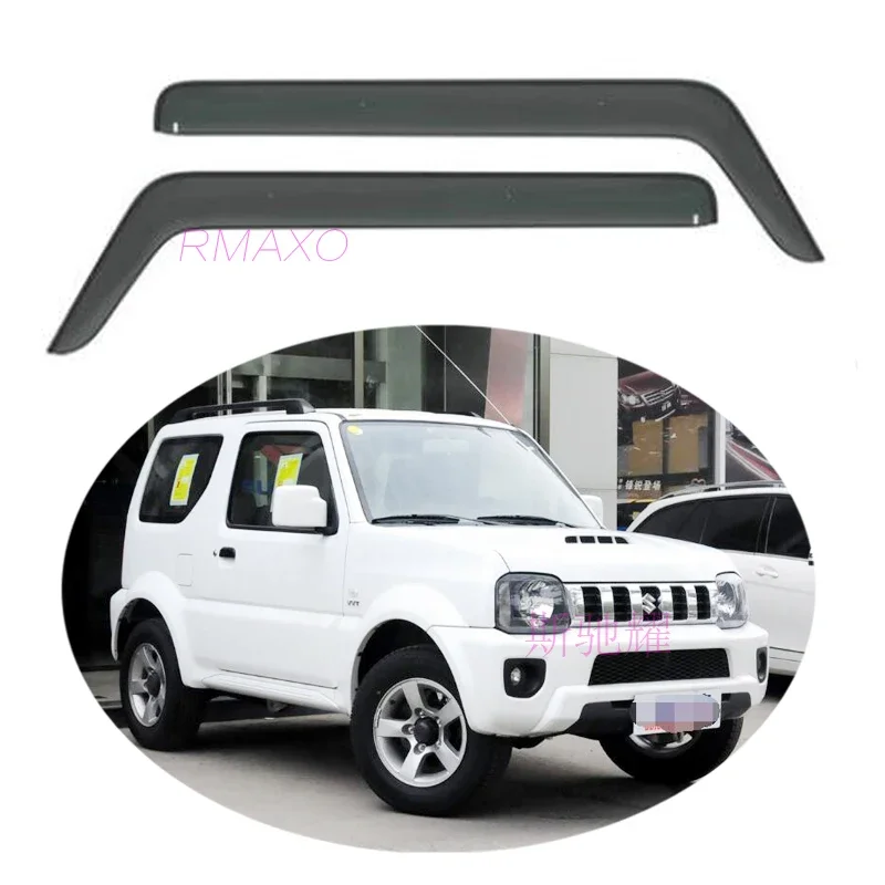 For-Suzuki-Jimny-2007-2016-Plastic-Window-Visor-Vent-Shades-Sun-Rain ...