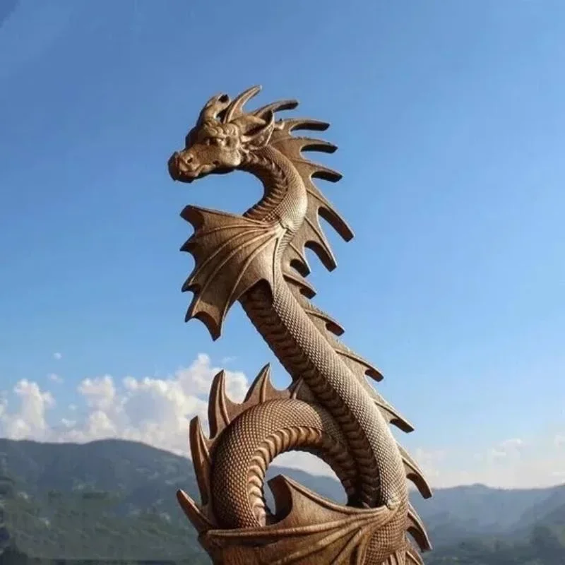 Unique-Dragon-Decor-Resin-Simulation-Dragon-Statue-Wall-Hanging-for ...