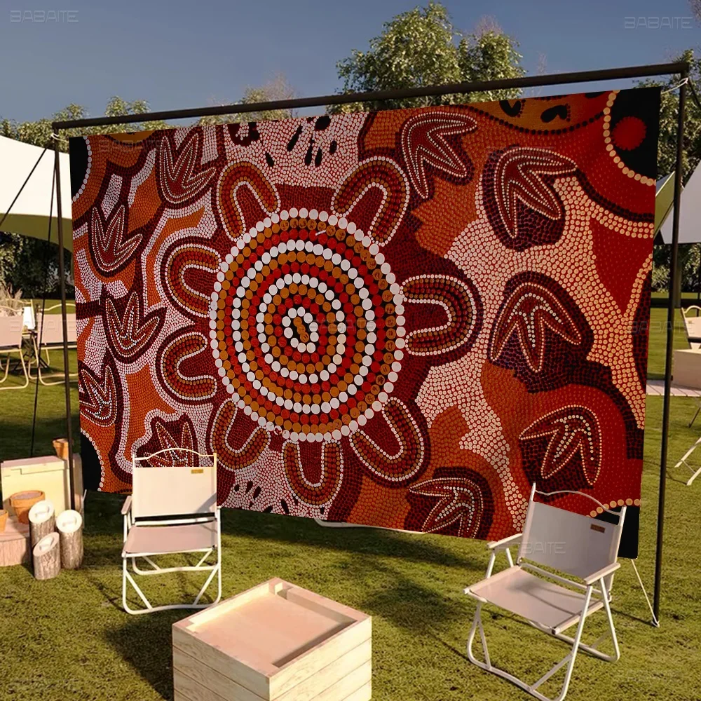 Australian Aboriginal Art Creative Pattern Hanging Flag Polyester ...