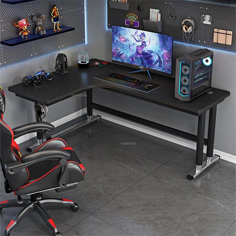 Corner-Desktop-Computer-Desks-Office-Furniture-Simple-Carbon-Fiber ...