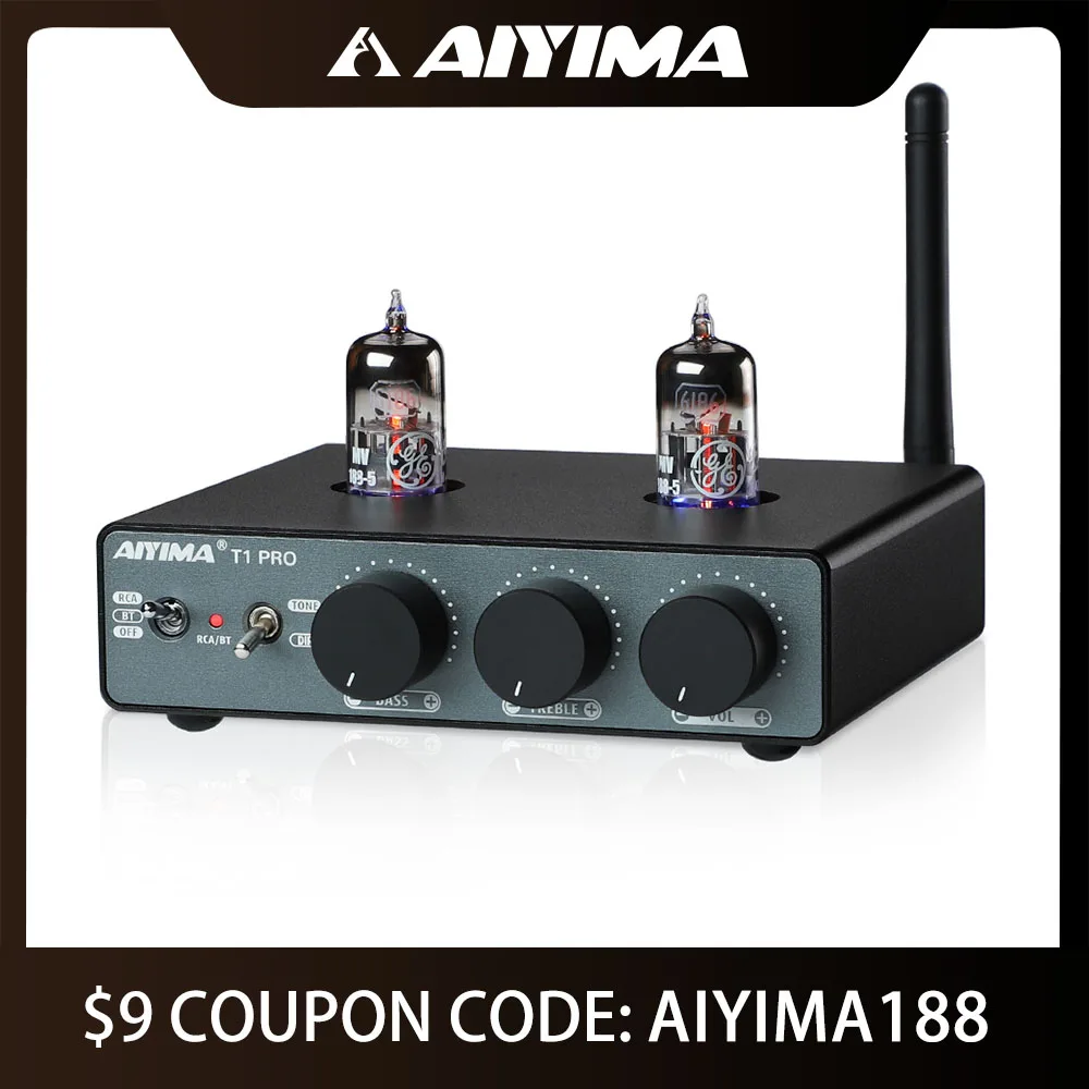 AIYIMA-T1-PRO-Tube-Preamp-Amplifier-BT-5-1-Preamp-Mini-Vacuum-Preamp ...