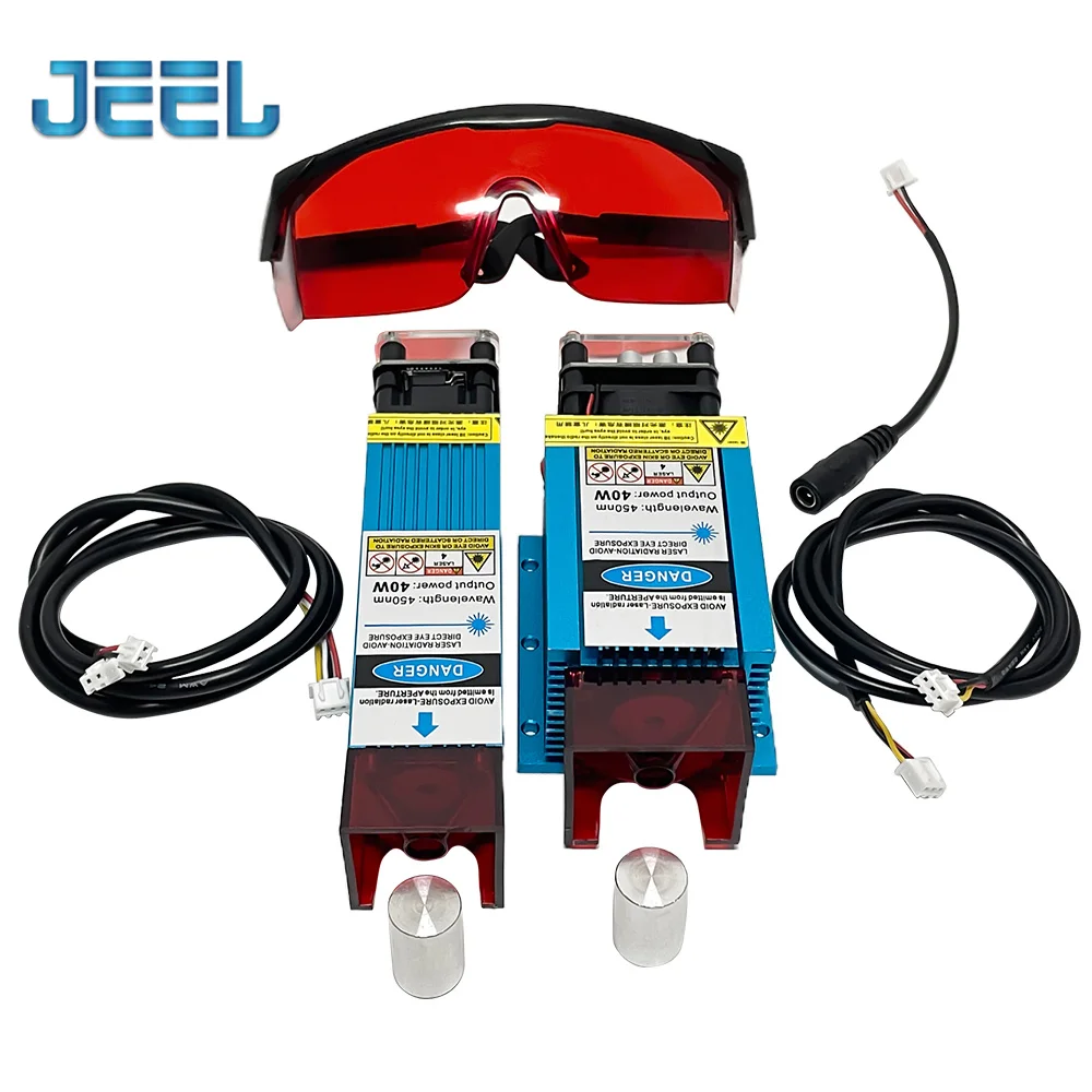 40W High Power Laser Module PWM TTL Blue Light Module for Wood Cutting ...