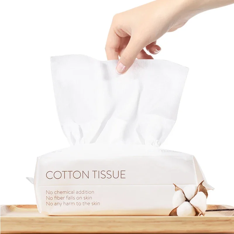 100pcs/bag Face Towel Travel Cotton Makeup Wipes Facial Cleansing ...