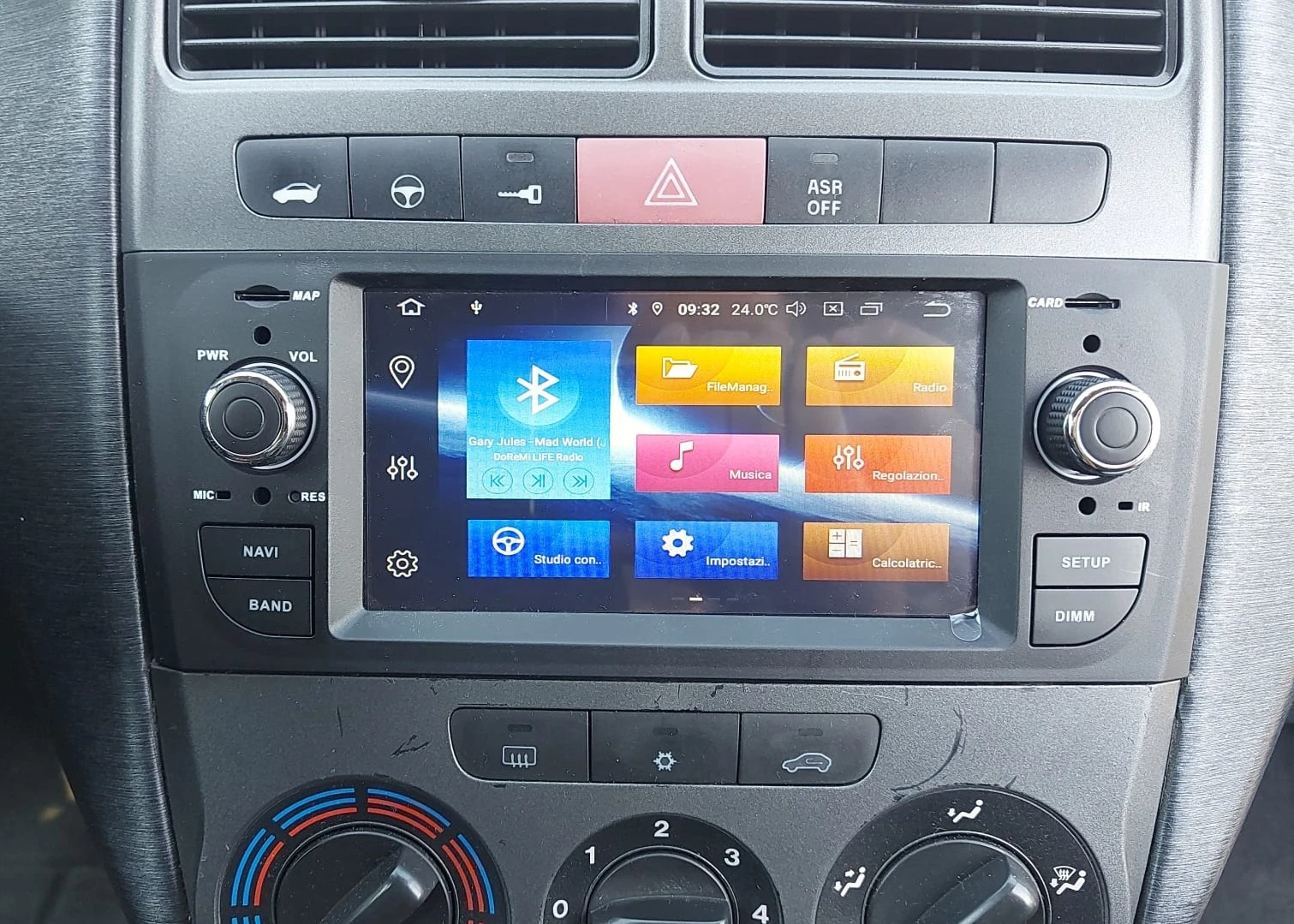 Carplay 2 DIN Android ekran DVD OYNATICI GPS Fiat Grande Punto Linea ...