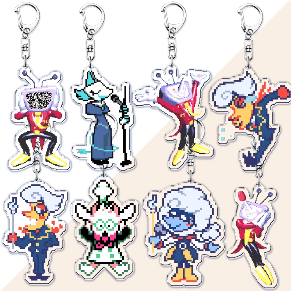 Popular Game Deltarune Spamton Tenna Baby Meme Keychains for ...