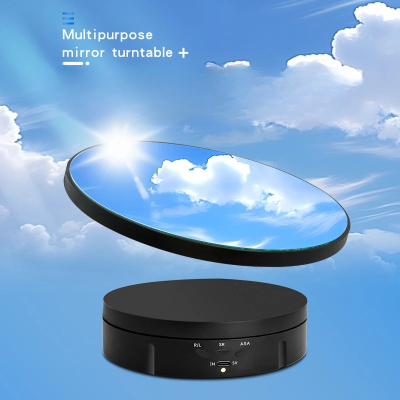 Multipurpose-Mirror-Turntable-Electric-Rotating-Display-Stand-Regular ...