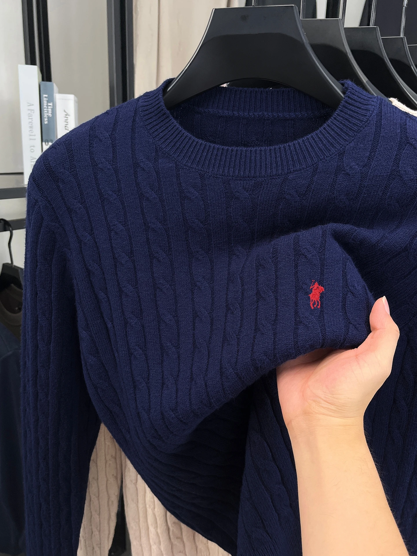 Suéter de cuello redondo de marca de diseñador para hombre Otoño ...