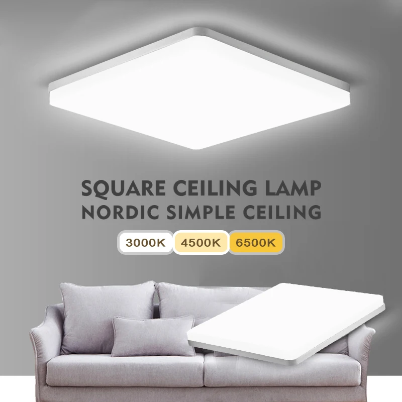 Modern-LED-Square-Ceiling-Light-110V-220V-For-Home-Panel-Ceiling-Lamp ...