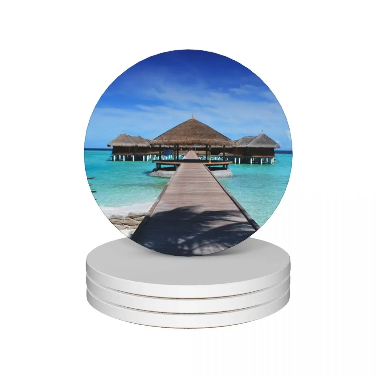Maldives-Ceramic-Coasters-Set-of-4-set-for-drinks-personalize-Cup-for ...