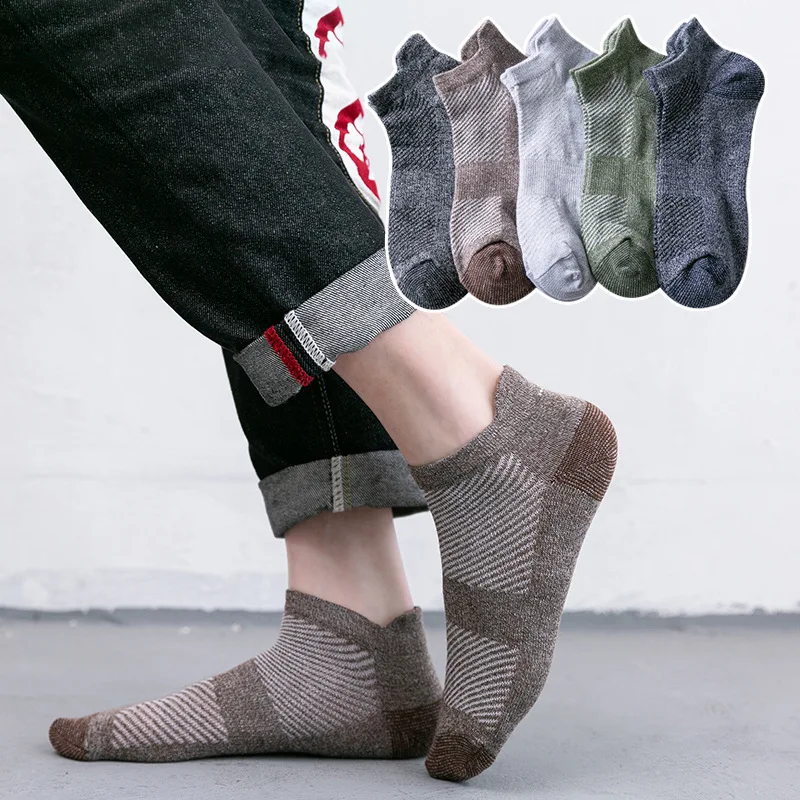 5-Pairs-Lot-High-quality-Spring-And-Summer-Men-s-Striped-Socks-Casual ...
