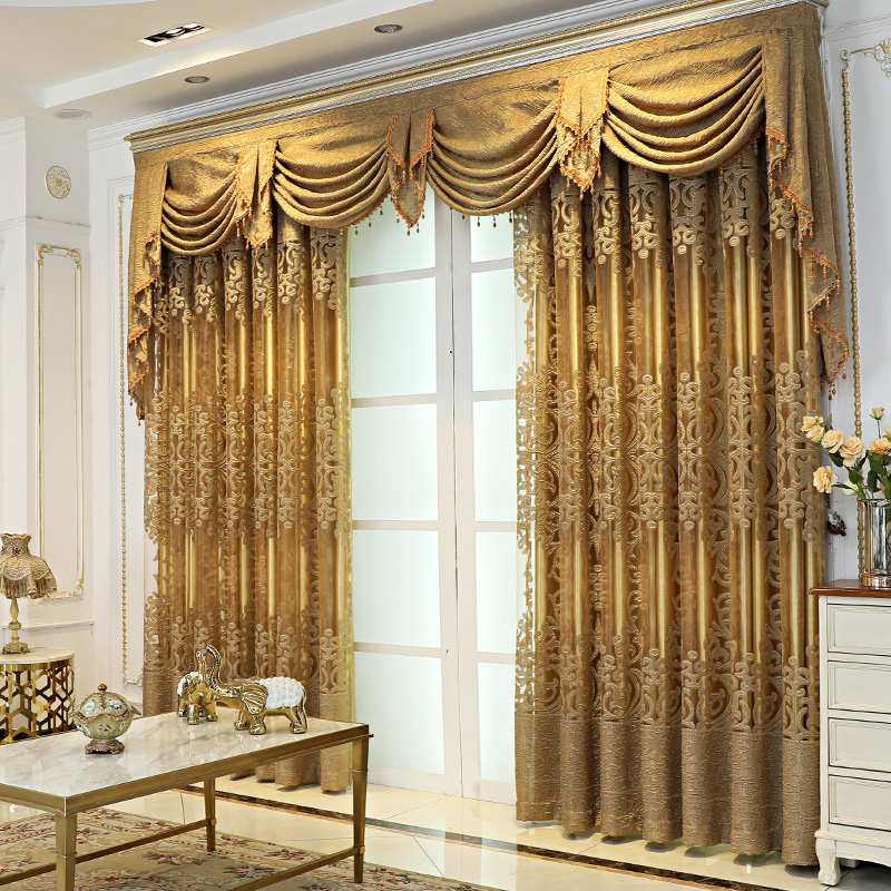 Gold Curtains | Embroidered Curtains – Gflashy