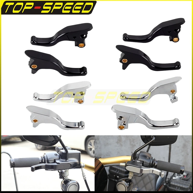 Brake Clutch Lever Harley Softail | Aluminum Lever Shifter Levers - Cnc ...