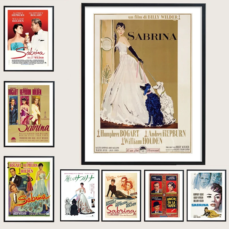 Audrey Hepburn Sabrina Poster