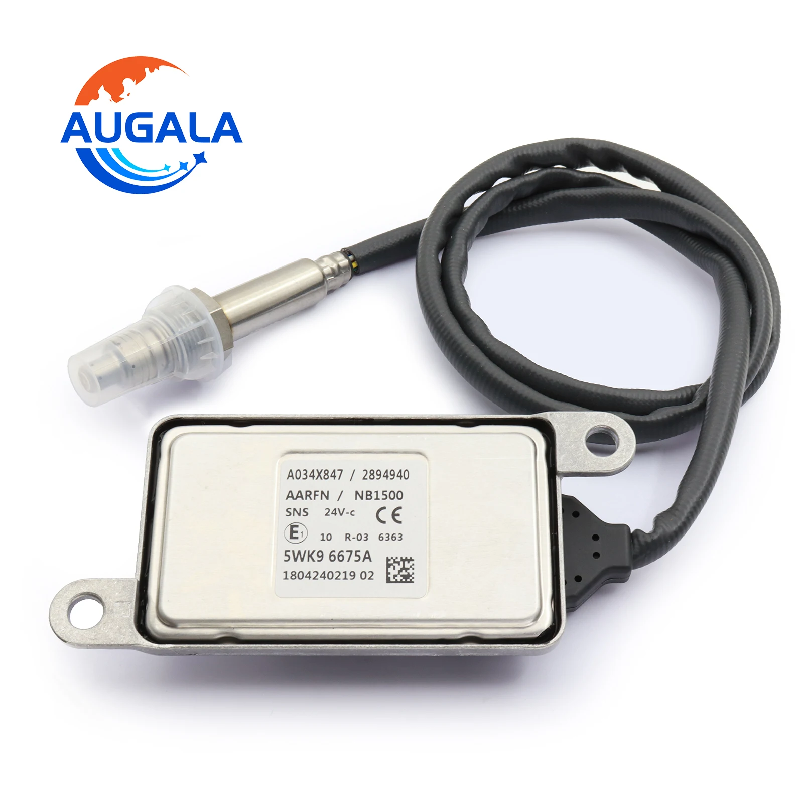 AUGALA 24V Nitrogen Oxide Nox Sensor 5462436 For Cummins DAF Truck Auto ...