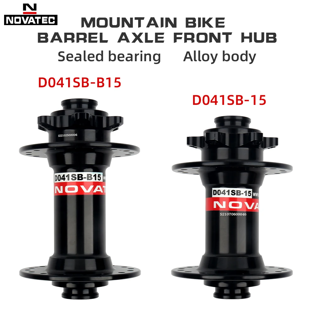 Novatec-Boost-hub-D041SB-15-15x110mm-mtb-front-hub-32-hole-Thru ...