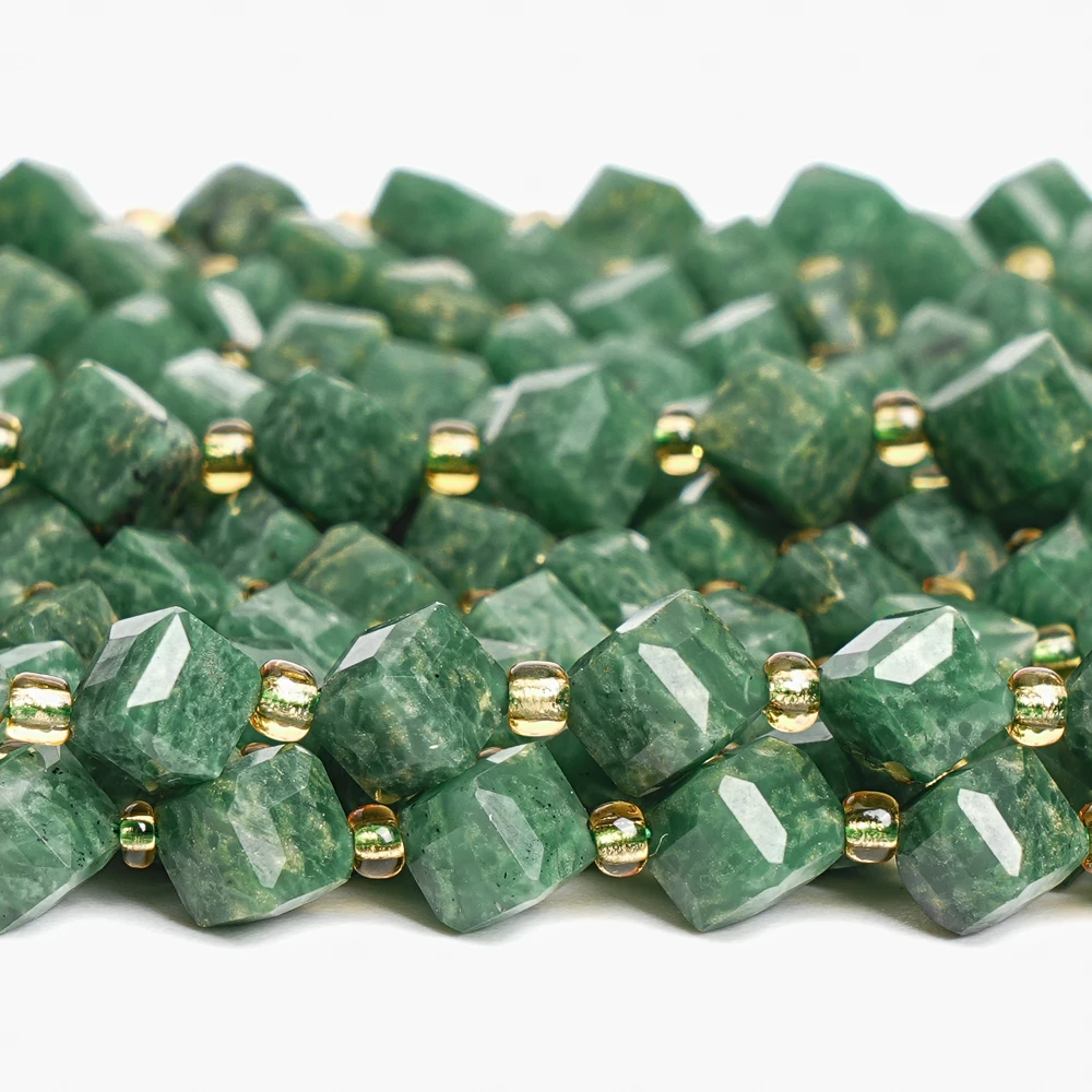 7-8MM Natural African Jade Round Beads Strands Green Gemstoone Loose ...