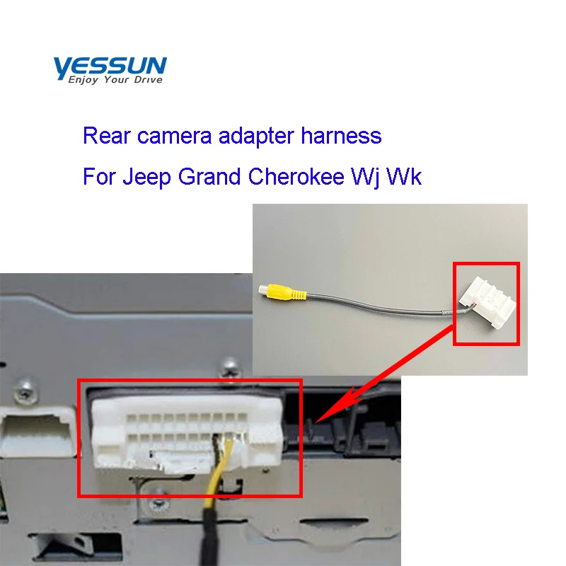 RVC-Rear-View-Camera-adapter-cable-For-Compass-Wrangler-Platinum-Jeep ...