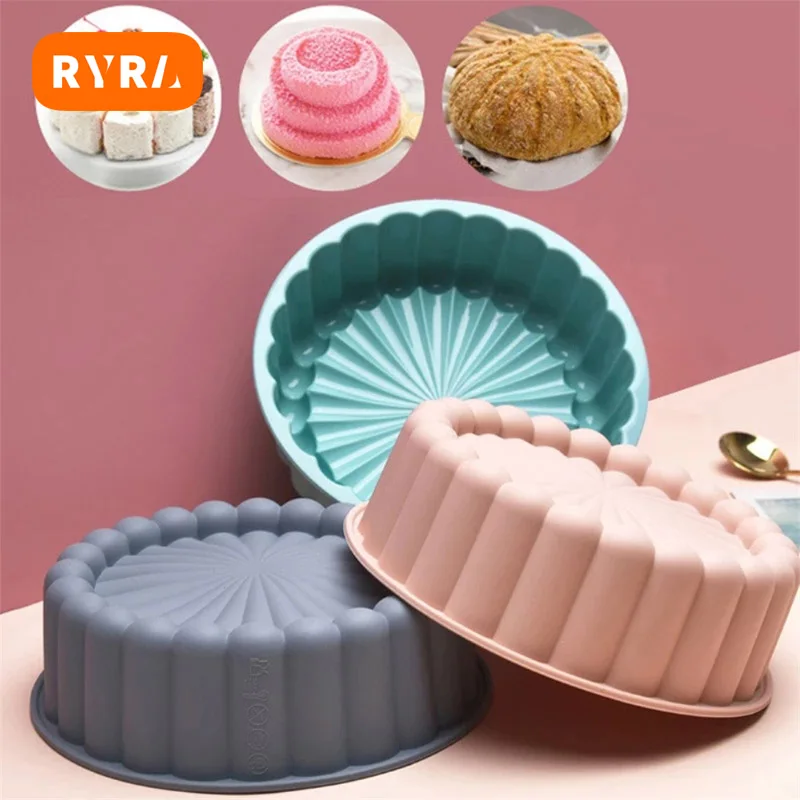 Silicone-Cake-Pan-Shortcake-Cake-Sponge-Mould-Charlotte-Baking-Pan-Tray ...