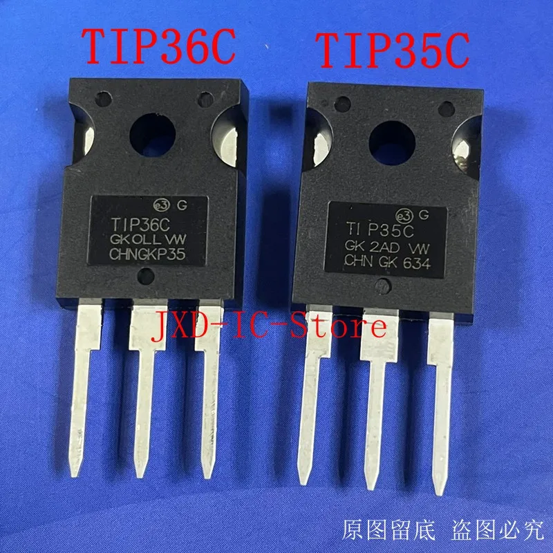 10PCS-10Pairs-Original-New-TIP36C-TIP35C-TIP35-TIP36-NPN-PNP-Audio ...