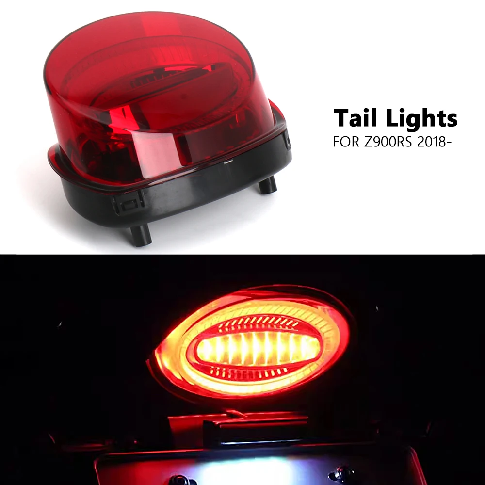 New Motorcycle Accessories LED Brake Rear Tail Light Fits For Kawasaki ...