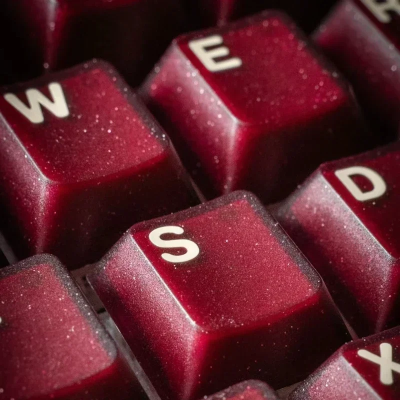 ECHOME-Glitter-Powder-Keycap-Full-Set-ABS-Two-color-Molding-Translucent ...