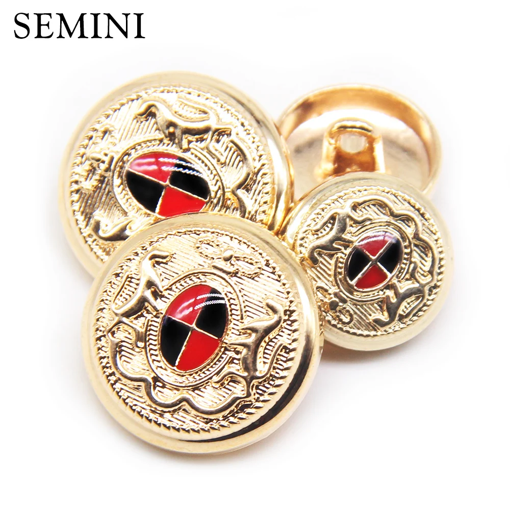 10pcs-lot-New-Fashion-Classic-Sewing-Button-Decorative-Gold-Metal ...