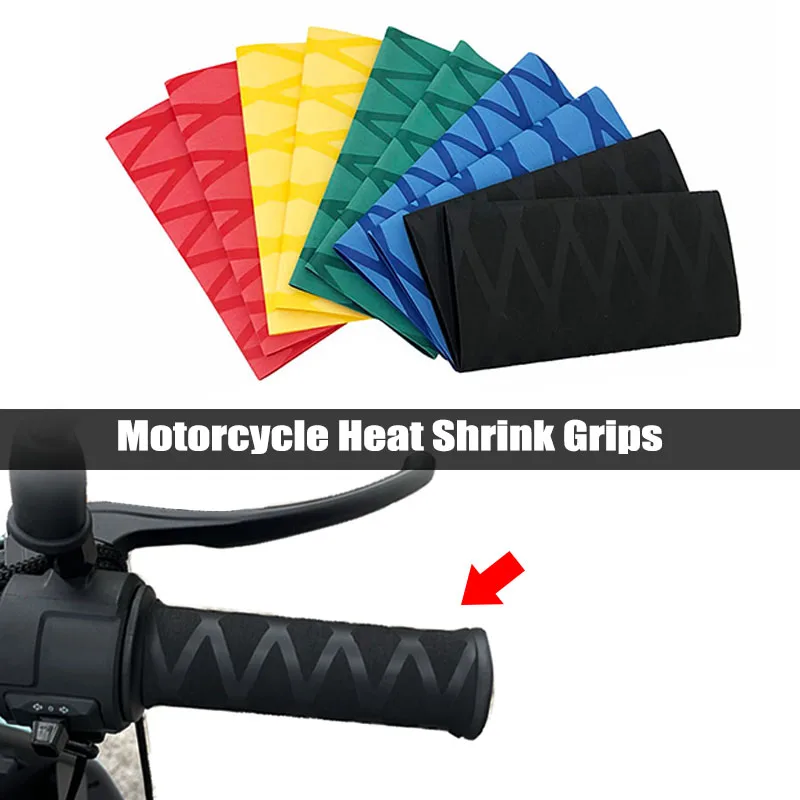 Motorcycle Heat Shrinkable Non-Slip Handle Rubber Sleeve Handlebar ...
