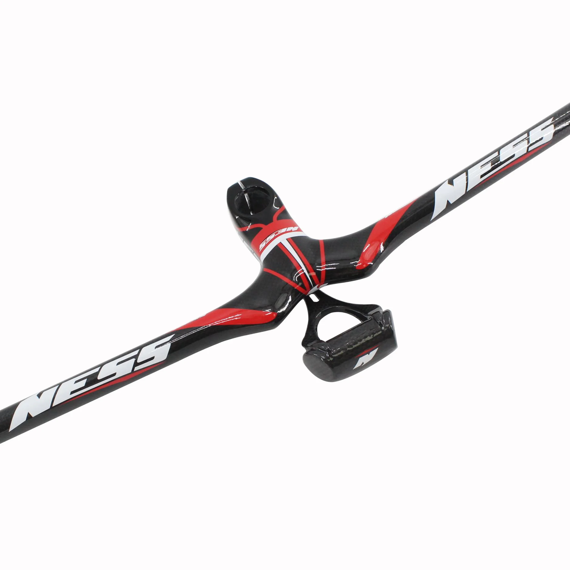 Full-Carbon-Fiber-Handlebar-for-Mountain-Bicycle-integrado-com-Stent-de ...