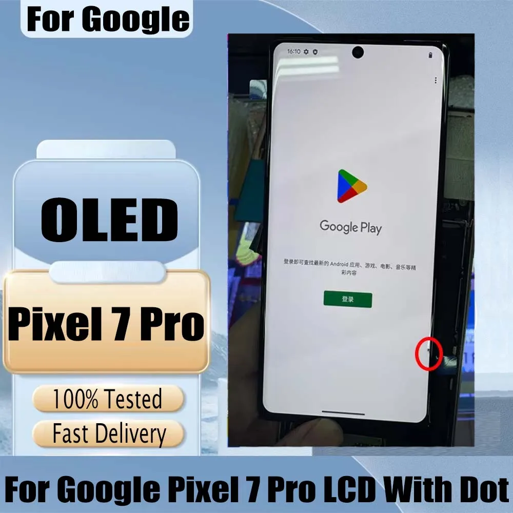 OLED Defect LCD dla Google Pixel 7 Pro Wyświetlacz LCD Ekran dotykowy ...