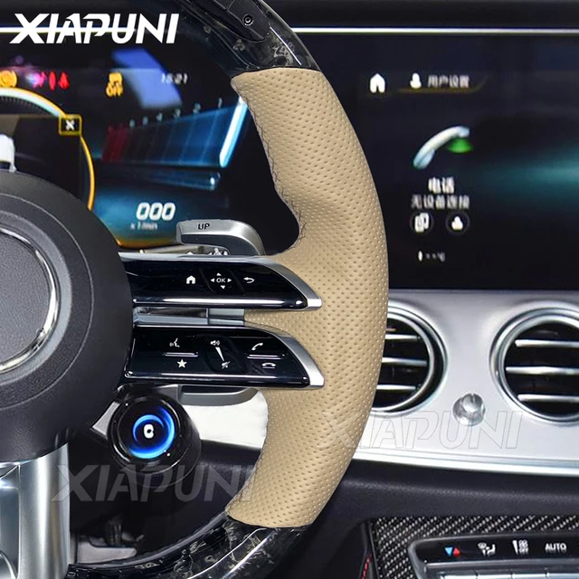 LED Forged Carbon Fiber Steering Wheel For Benz Mercedes AMG SL 2022 ...