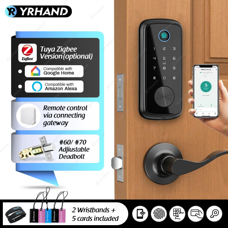 Tuya-Zigbee-Smart-Deadbolt-Locks-for-Front-Door-Alexa-WiFi-tuya-app ...