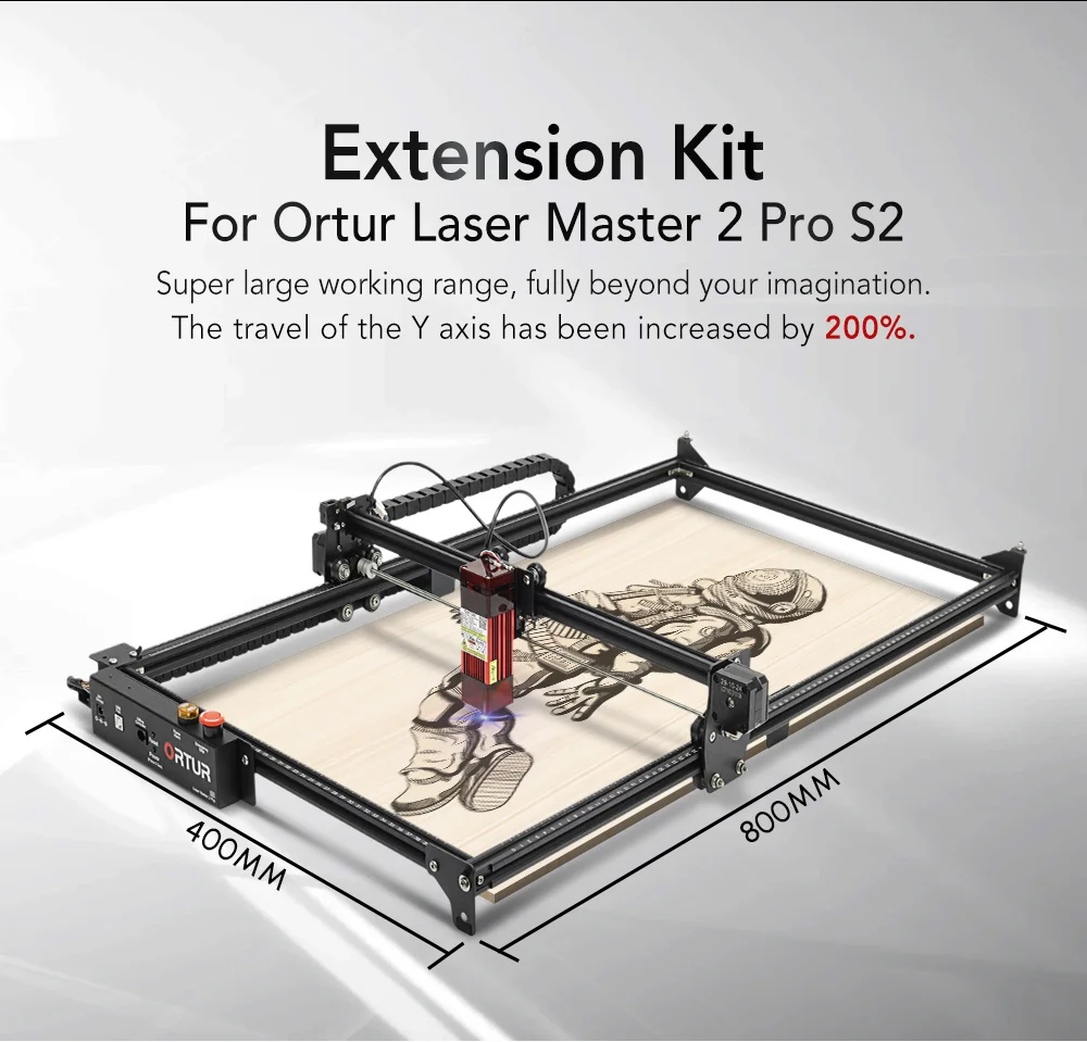 ORTUR Lazer Master 2 Pro S2-LF Laser Engraver, Laser Engraving Cutting ...