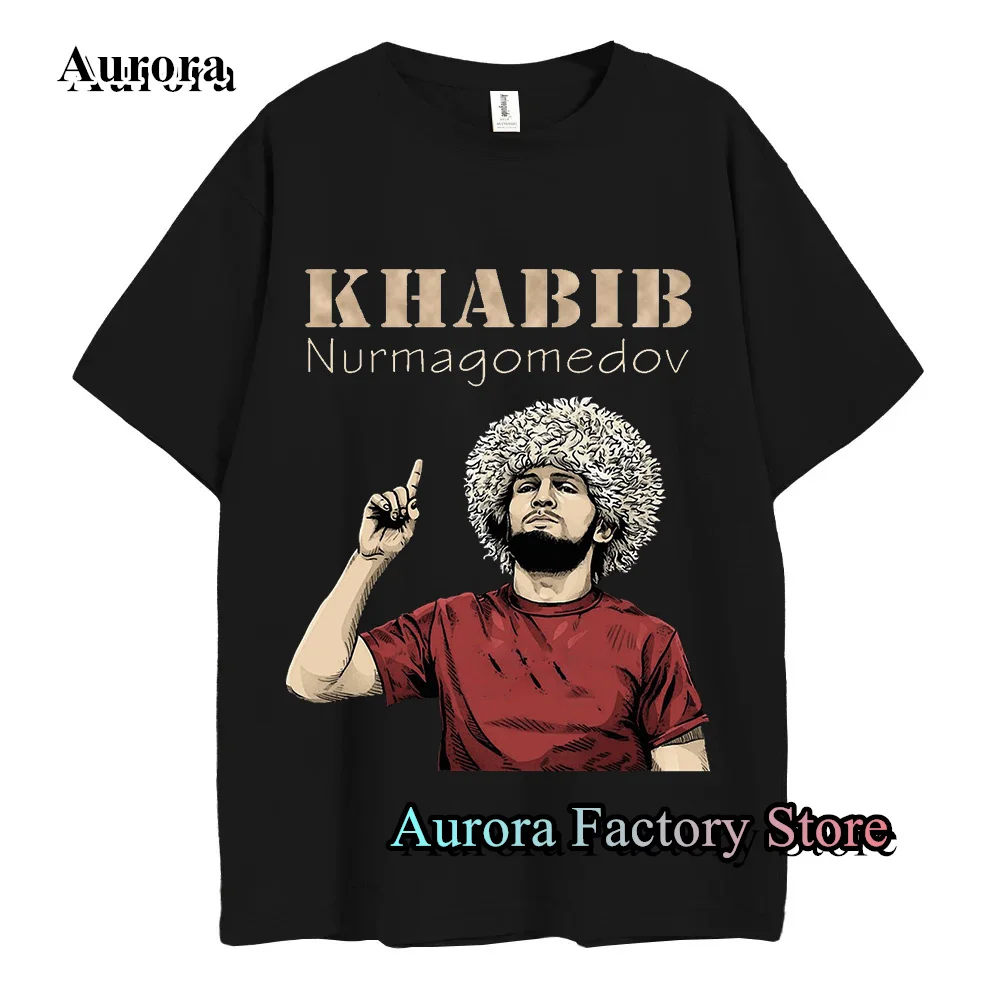 Summer-Men-Women-Cotton-T-Shirt-Fashion-Tops-Tees-Khabib-Nurmagomedov ...