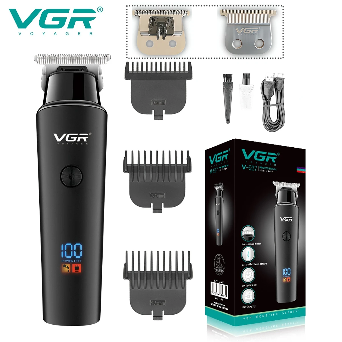 VGR-Hair-Cutting-Machine-Electric-Hair-Clipper-Professional-Hair ...