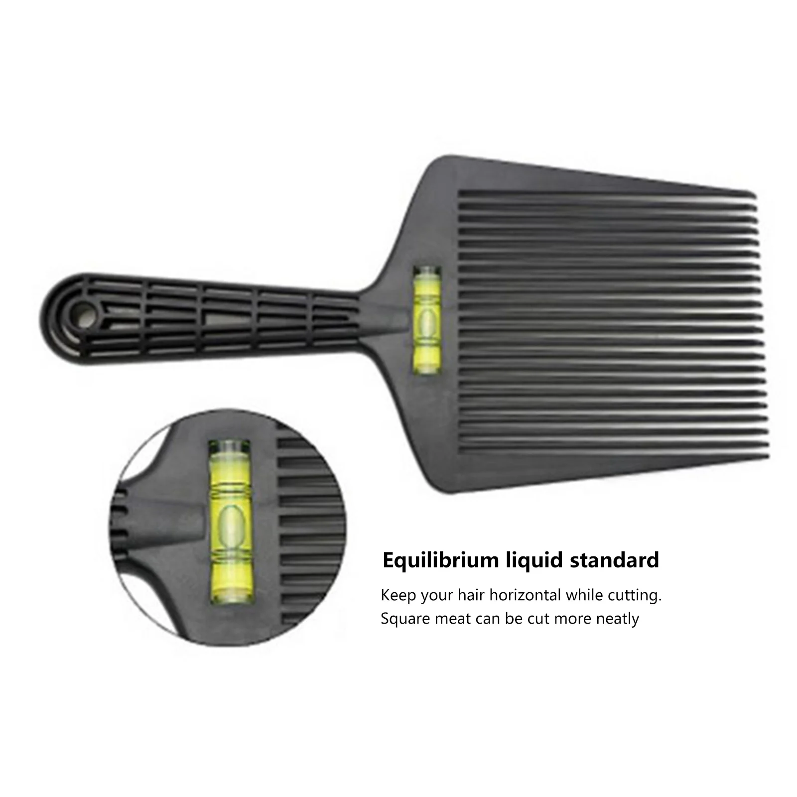 Flat Top Comb Hairdressing Bang Oil Comb with Accurate Water Levelling ...