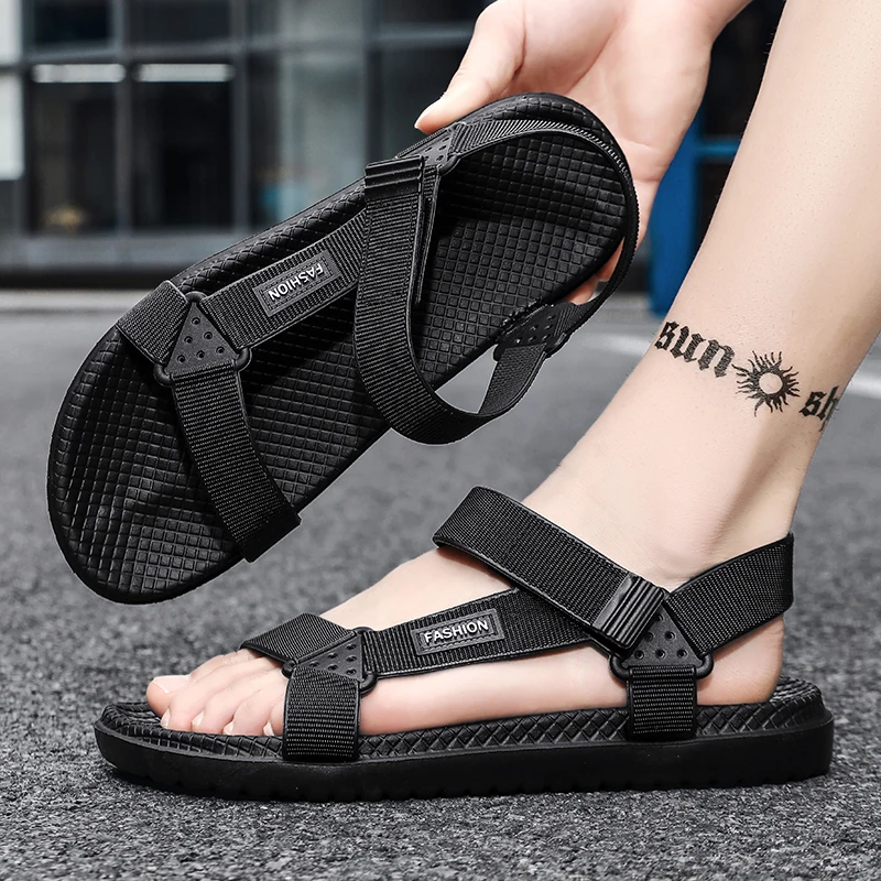 New-Fashion-Men-Sandals-Simple-Casual-Shoes-Comfortable-Sneakers ...