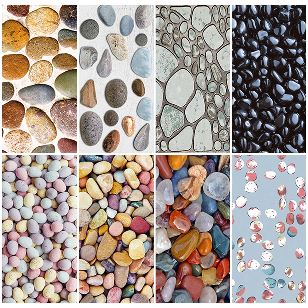 6Pcs-Set-Pebble-Pattern-Wall-Stickers-Self-Adhesive-Tile-Sticker-Peel ...
