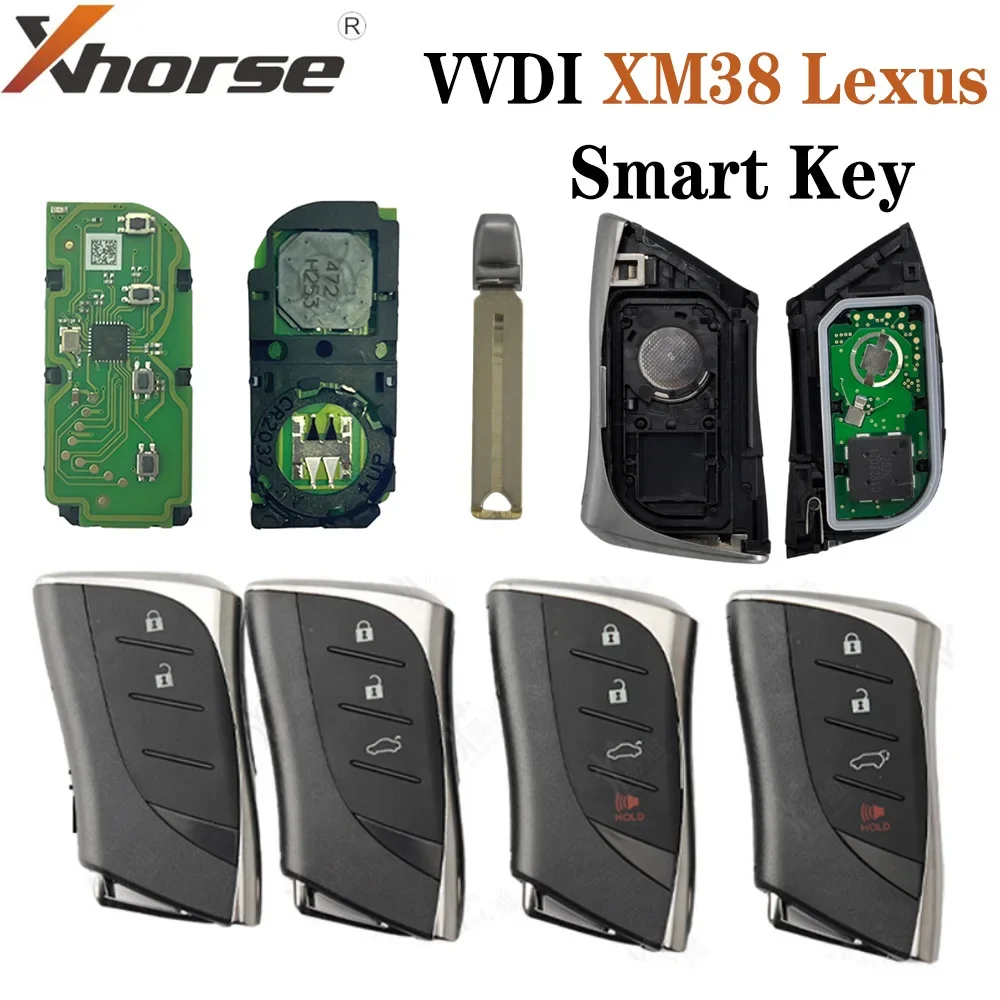 10PC-Chinese-version-Xhorse-Universal-VVDI-XM38-Smart-Key-fob-for-Lexus ...