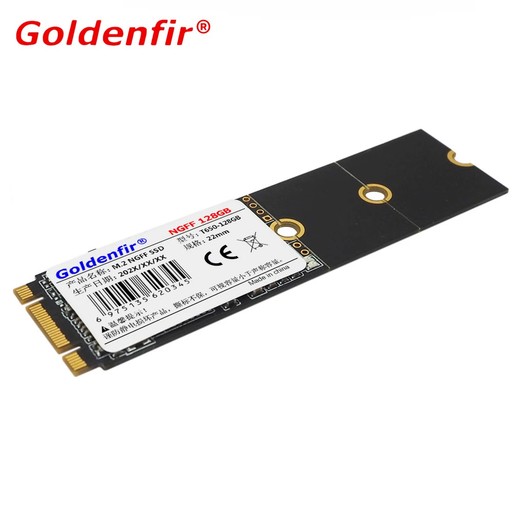 Goldenfir SSD NGFF M2 SATA 128GB 256GB 22*42/60/80mm M.2 Solid State ...