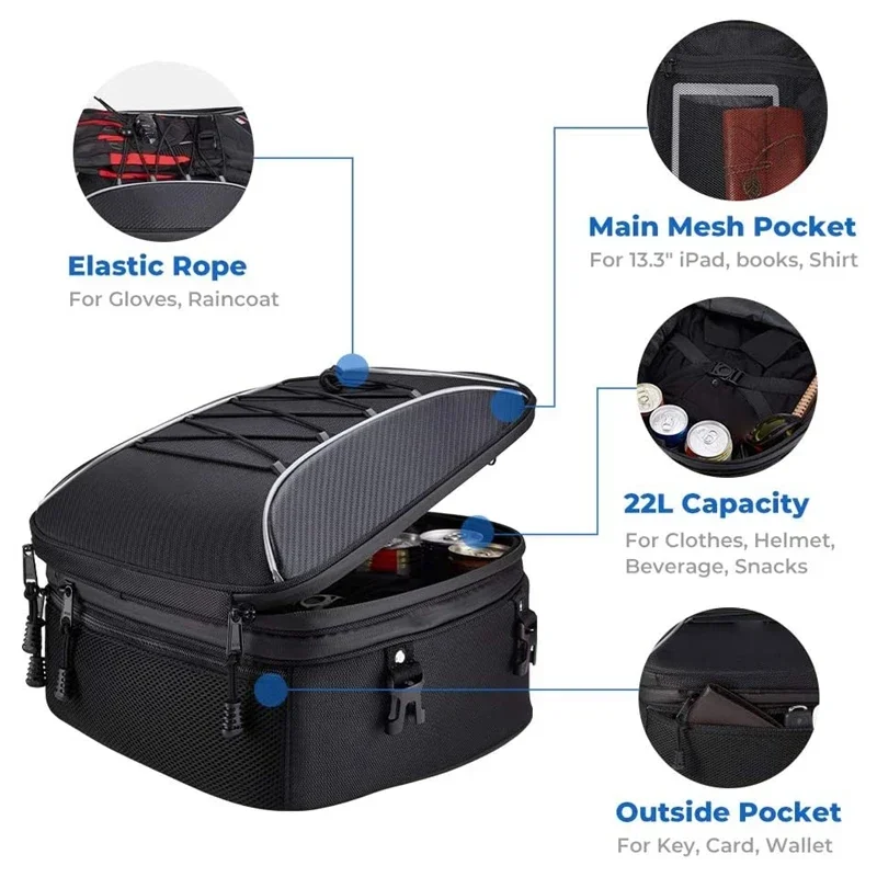 Waterproof-Motorcycle-Backpack-Moto-Tail-Bag-Motorcycle-Rear-Seat-Bag ...