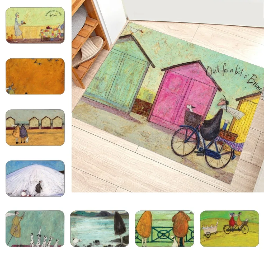 Sam-Toft-Abstract-Movie-Floor-Mat-Graphic-Printed-Flannel-Doormats-for ...
