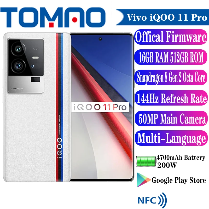Original-Official-New-Vivo-iQOO-11-Pro-5G-SmartPhone-Snapdragon-8-Gen-2 ...
