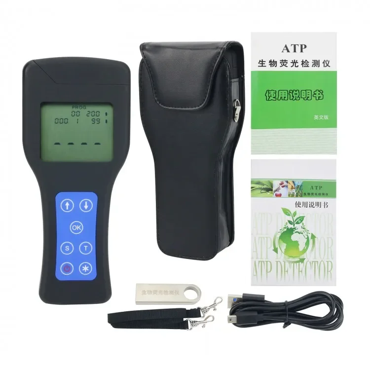 HandHeld-ATP-Fluorescence-Detector-Surface-Microbial-Cleanliness-Tester ...